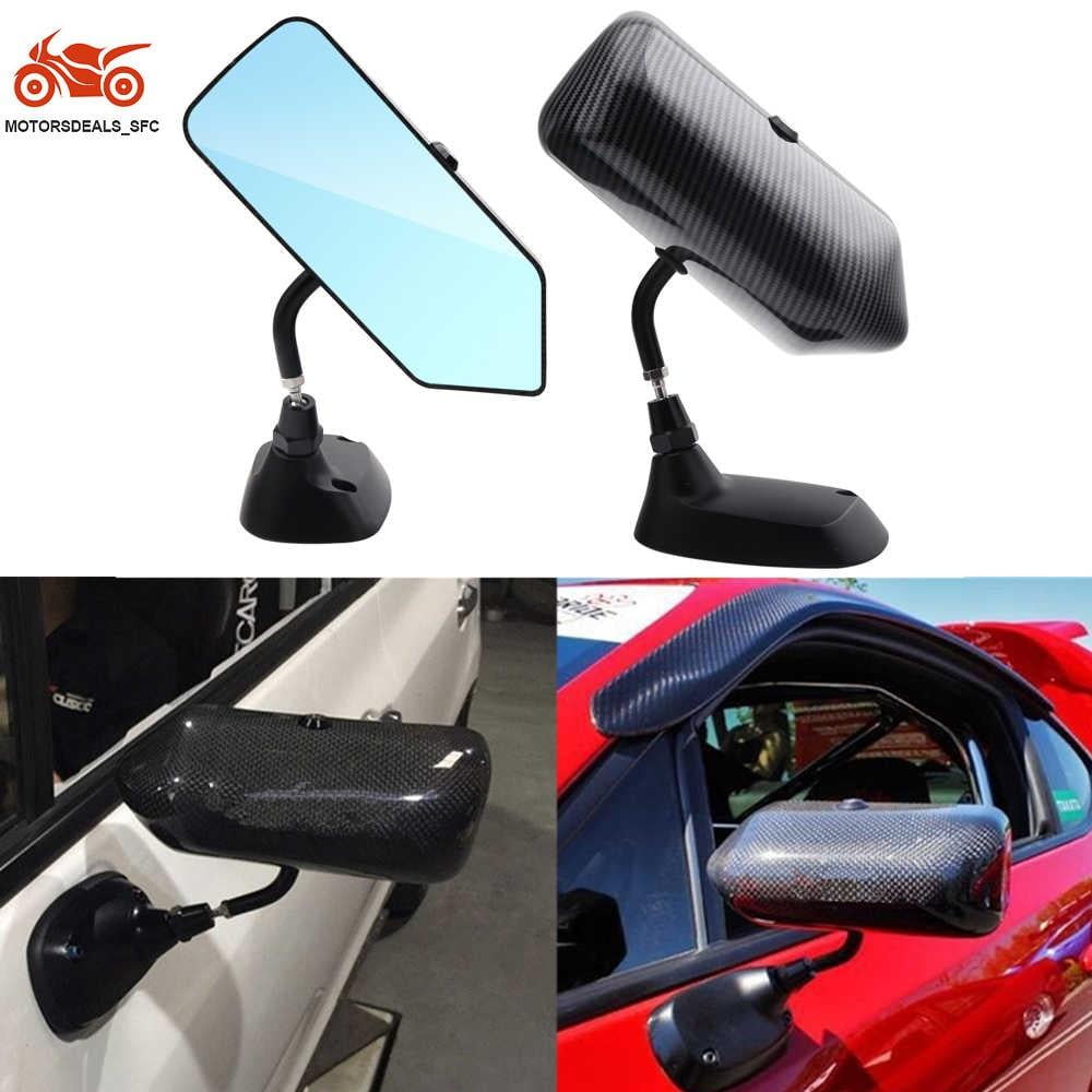 Universal F1 Style Mirrors Racing Car Side , And Carbon Fabric Surface ...