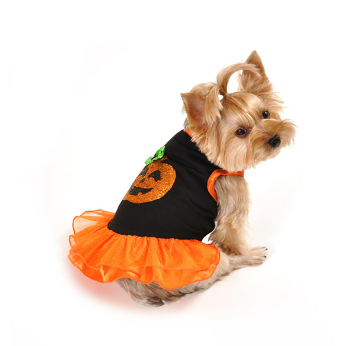 SimplyDog Jack-O-Lantern Dress, Multiple Sizes Available - Walmart.com