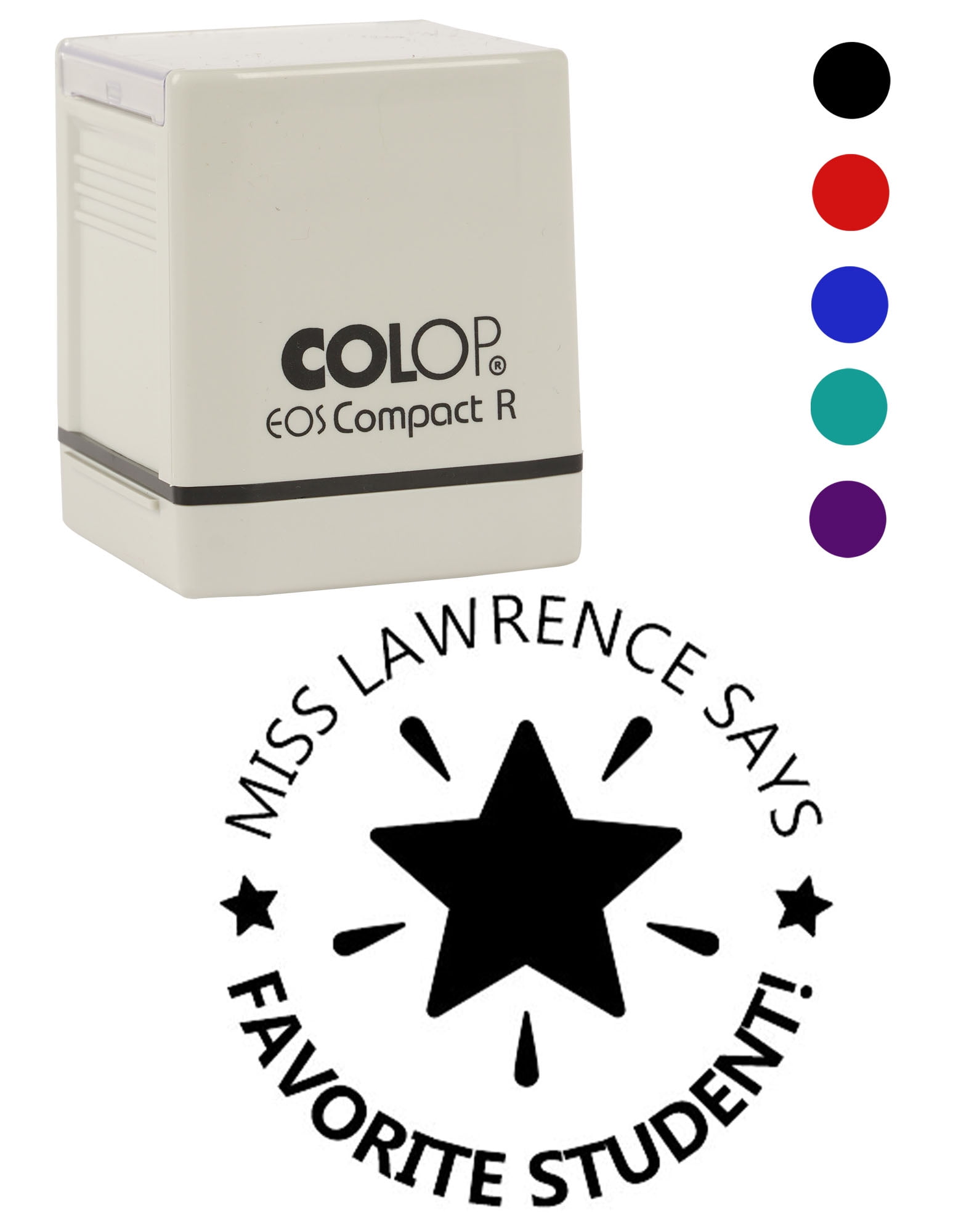 Printtoo Personalized Teachers Stamp Favorite Student! Teachers Name ...