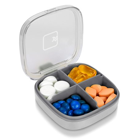 Pill Organizer Small Pill Box, Waterproof Pill Case for Vitamin, Cod ...