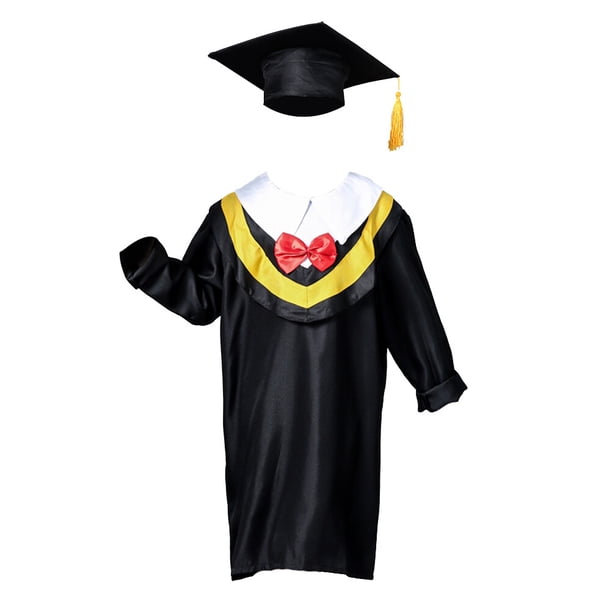 Toga de graduación y doctorado para niños de 130 cm de altura con borla ...