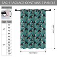Bernese Mountain Dog and Wildflower Blackout Curtains,Triple Weaved ...