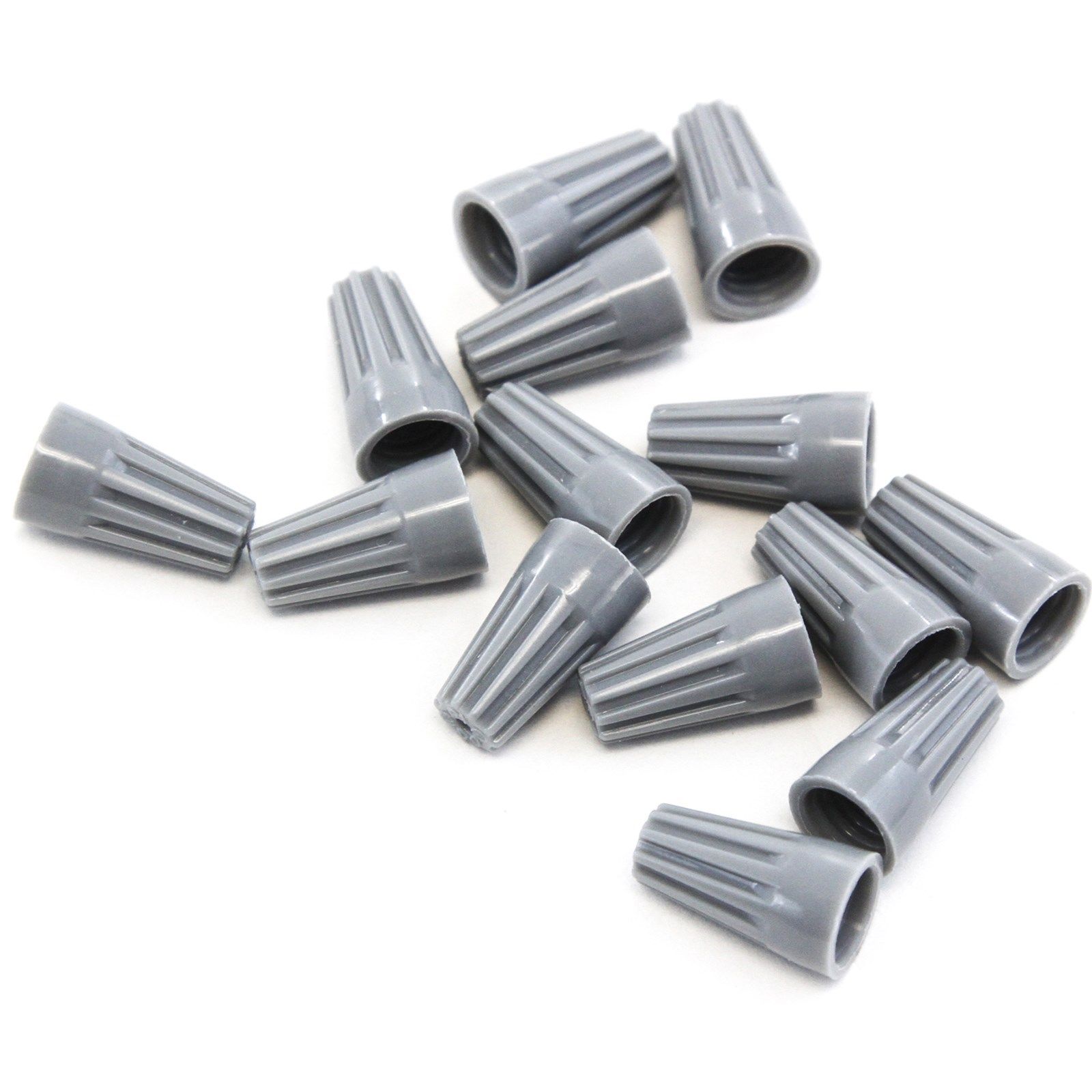 Red Hound Auto 1000 pcs Grey Screw on Wire Connectors Twist-On Easy ...