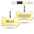 Dog Tag - Personalized Bone Shaped Dog Tags for Dogs, Stainless Steel ...