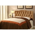 PRI King Velvet Upholstered Soft Shape Headboard in Bronze - Walmart.com