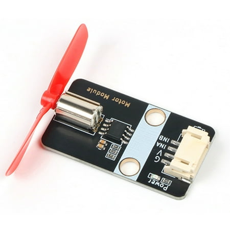 Motor with Fan Blade Module Forward and Reverse Motor Switch PWM Speed ...