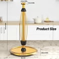 Paper Towel Holder Countertop With Weighted Base One-handed Kitchen ...
