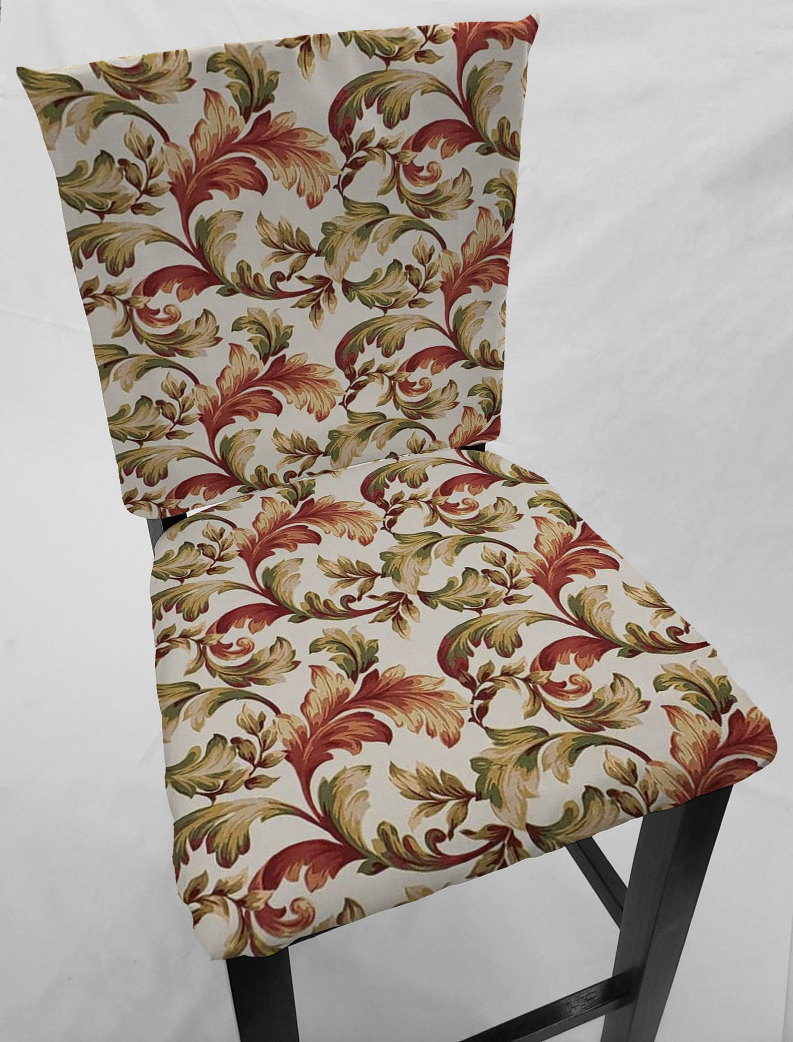 Autumn Fall Floral Leaves Dining Room Chair Back Covers or Seat Covers ...