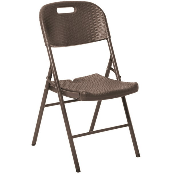 Silla Plegable Impermeable de Plástico Rattan Café Aquila SP9702 ...