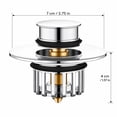 Bathtub Pop-Up Drain Stopper – Leak-Proof Filter with Anti-Clog Design ...
