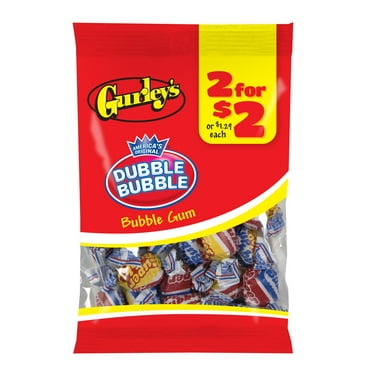 Super Bubble Grape, Apple and Original Assorted Bubble Gum, 54 Oz, 300 ...