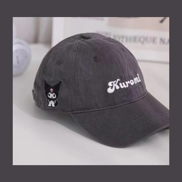 Sanrio-Gorra Kawaii de Hello Kitty para niña, gorro Kuromi Cinnamoroll, gorra de béisbol de ...