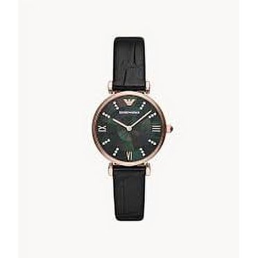 Emporio Armani Men's Armani Luigi Beige Dial Leather Strap Watch ...