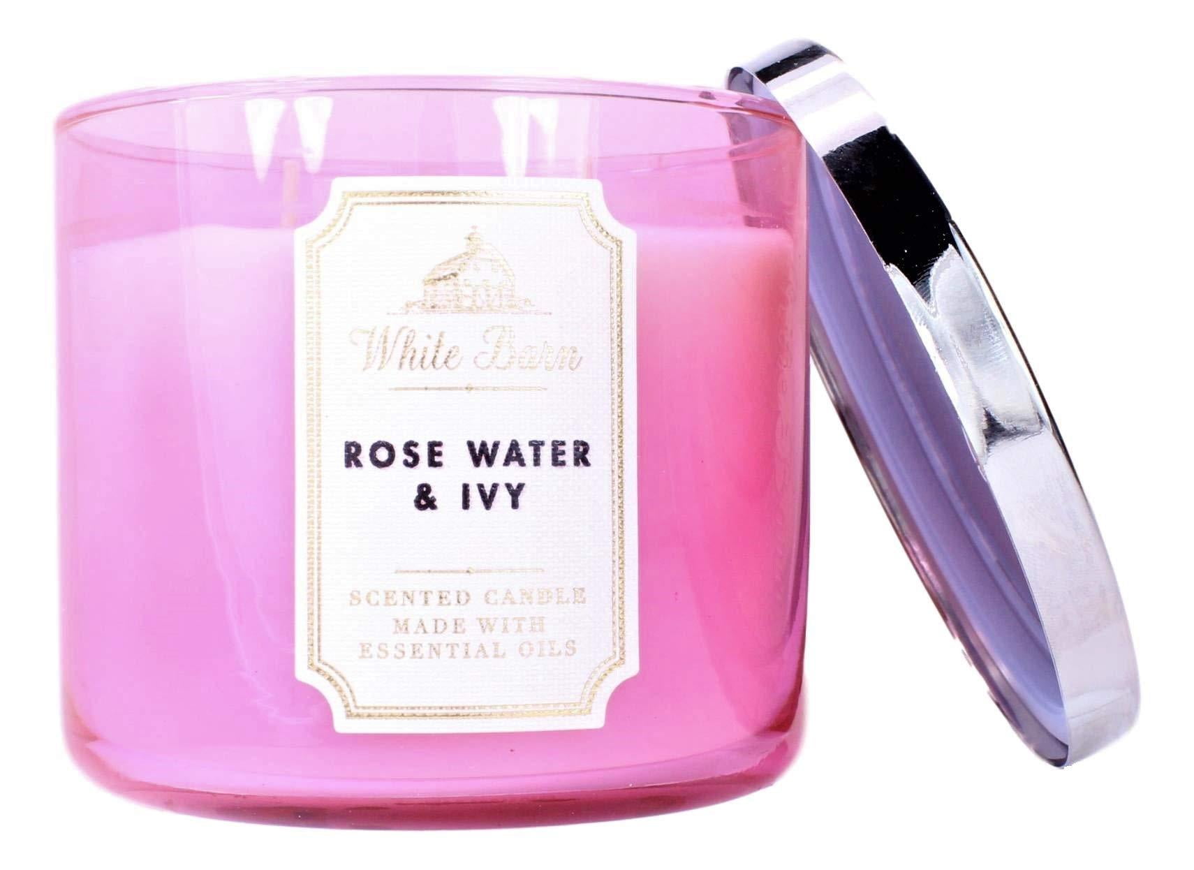 White Barn Rose Water And Ivy Scented 3 Wick Candle Nepal Ubuy