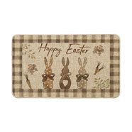 Smile Valentine's Day Themed Kitchen Rugs Set of 2, Love Heart Design ...