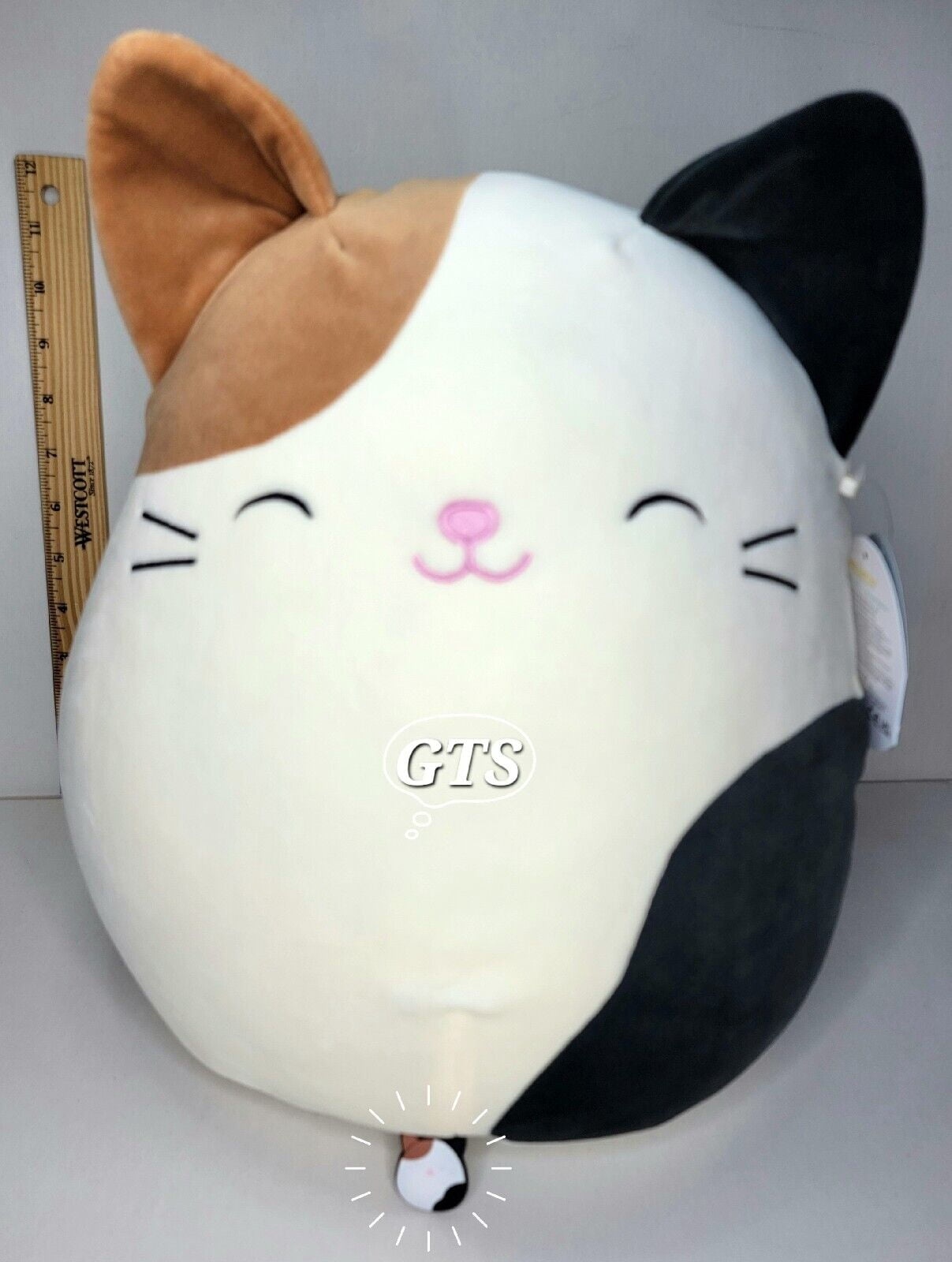 Squishmallow 12” Cam Calico Cat Plush with Jibbitz Croc Shoe Charm 2 PC ...