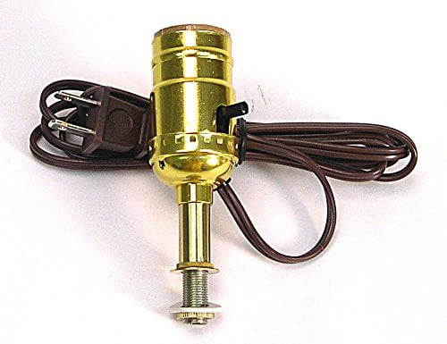 National Artcraft® 6' Brown Cord with Edison Socket Lamp Kit - Walmart.com