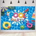 chencehns Summer Pool Party Background Swimming Theme Birthday Party ...
