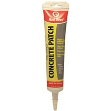 Red Devil 0645 Pre-Mixed Concrete Patch, 5.5 Oz Squeeze Tube, Pack of 1 ...