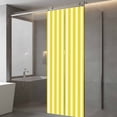Yellow Striped Window Privacy Film, Modern Farmhouse Yellow White ...
