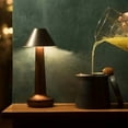 Retro Bar Table Lamp LED Metal Desktop Night Light for Restaurant ...