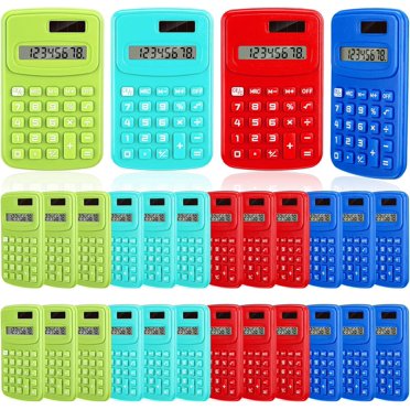 Avdolw Portable Cute Transparent 8-Digit Standard Function Calculator ...
