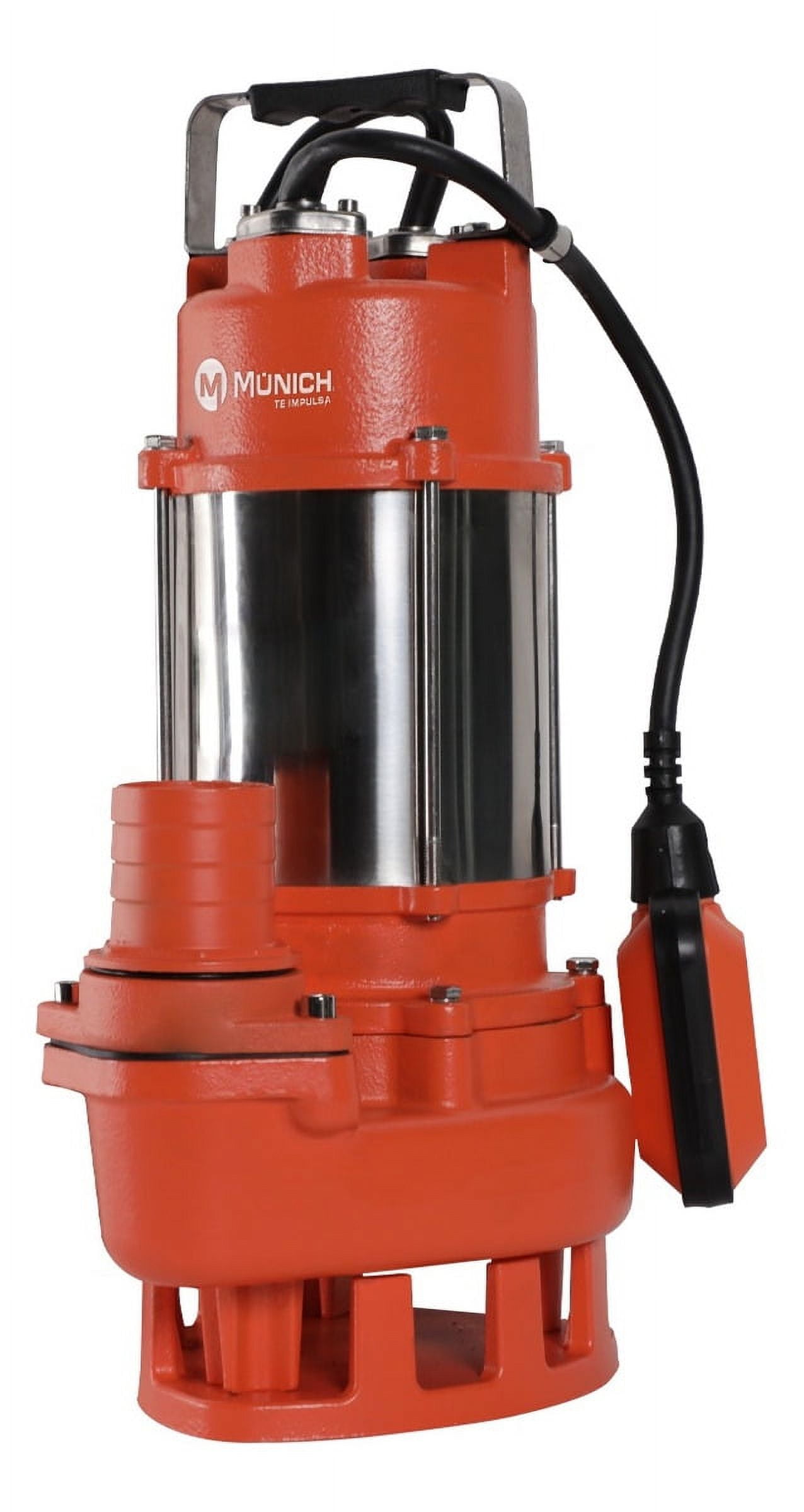 Bomba Sumergible Acero Inoxidable Agua Sucia 1hp Flotador Munich WQD-16 | Bodega Aurrera en línea