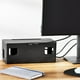 onn. Large Foldable Cable Management Box, Black - Walmart.com