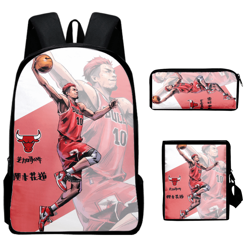 Anime Character Slam Dunk Backpack Exquisite Laptop Backpack for Middle ...