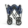 Mac Sports Collapsible Folding Outdoor Utility Wagon, Heathered Blue ...