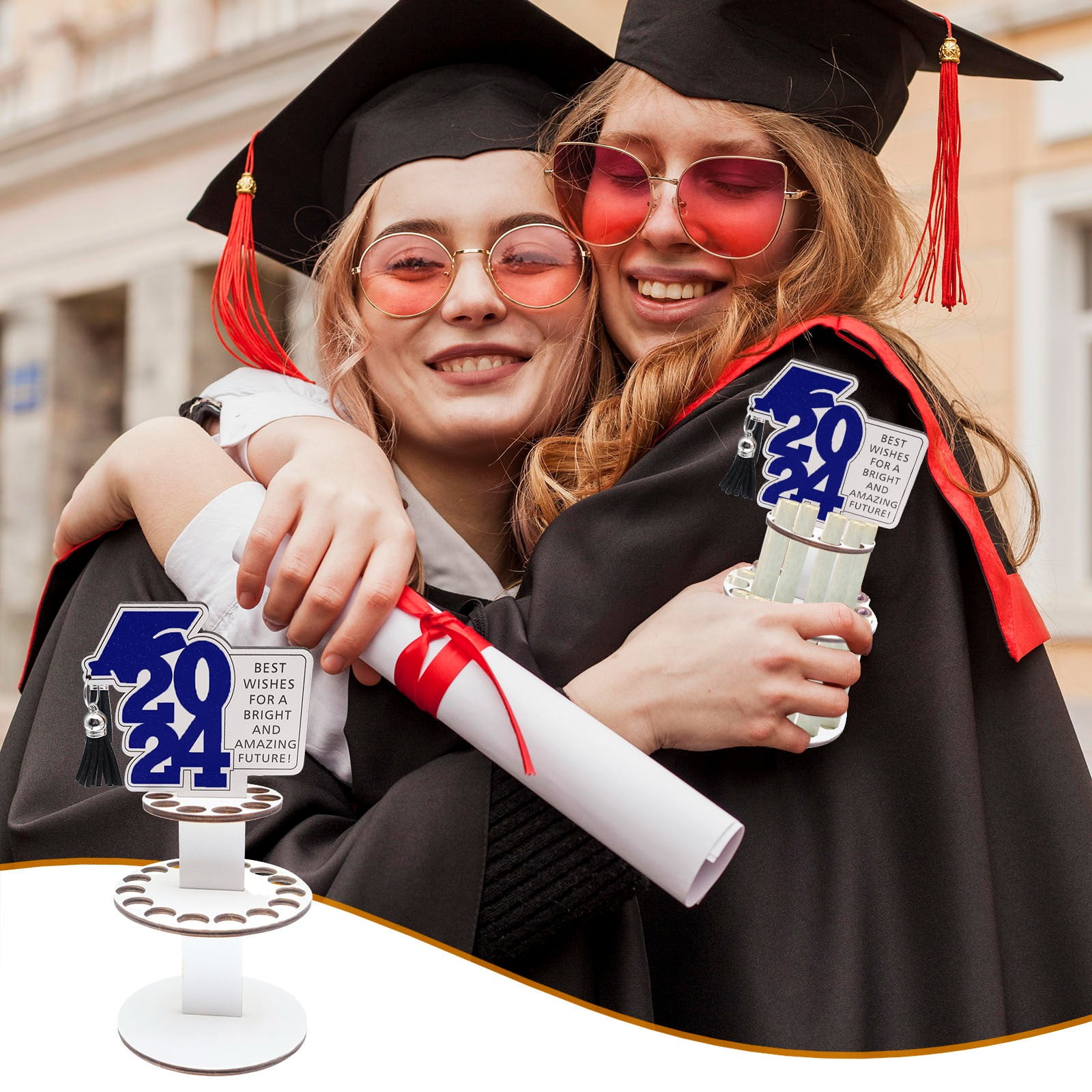 Liquidation & Promo, 2025 Wooden Graduation Wallet, Piggy Bank Tiered ...