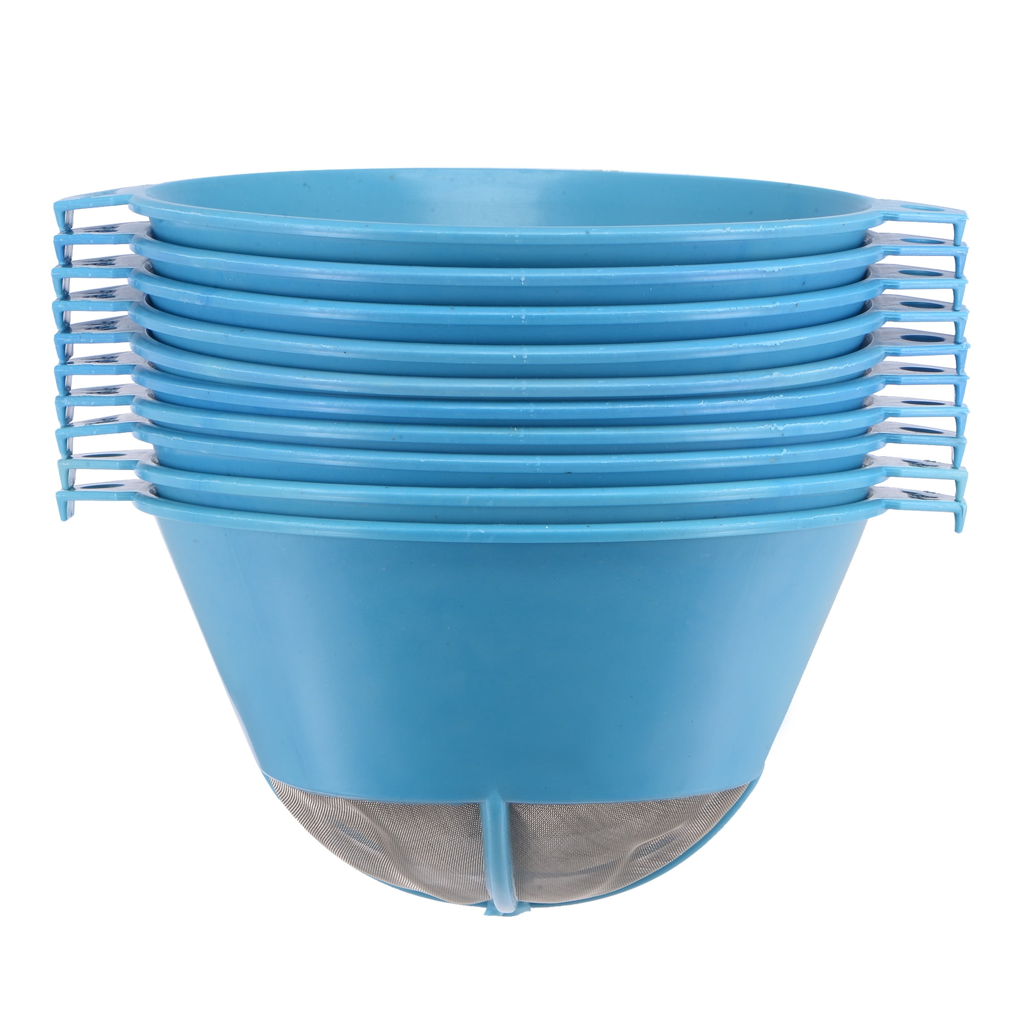 Embudo cónico azul de malla metálica Uxcell 150um 132mmx77mm 10 ...