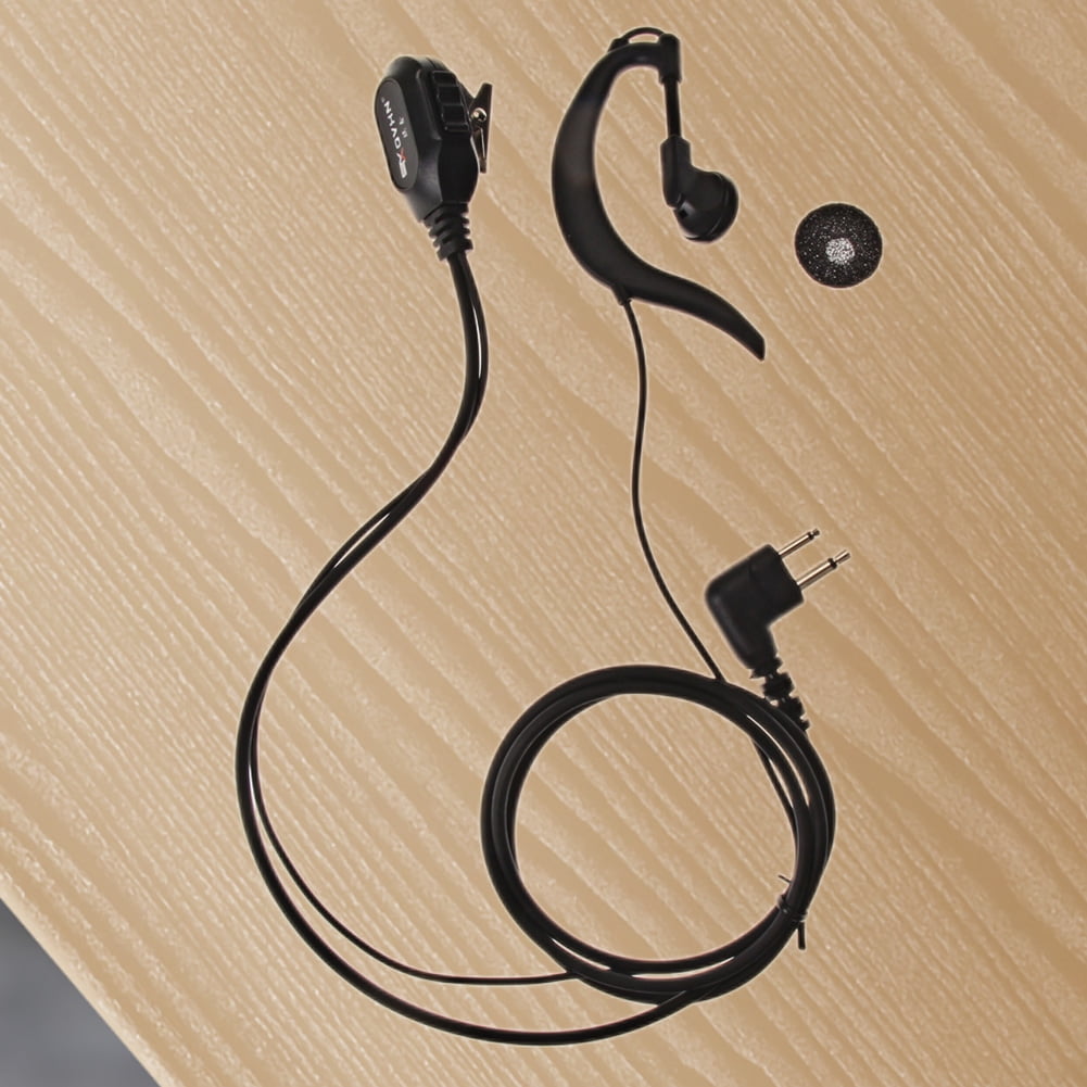 Audífonos con micrófono PTT de 2 pines para Motorola GP88/300/2000 ...