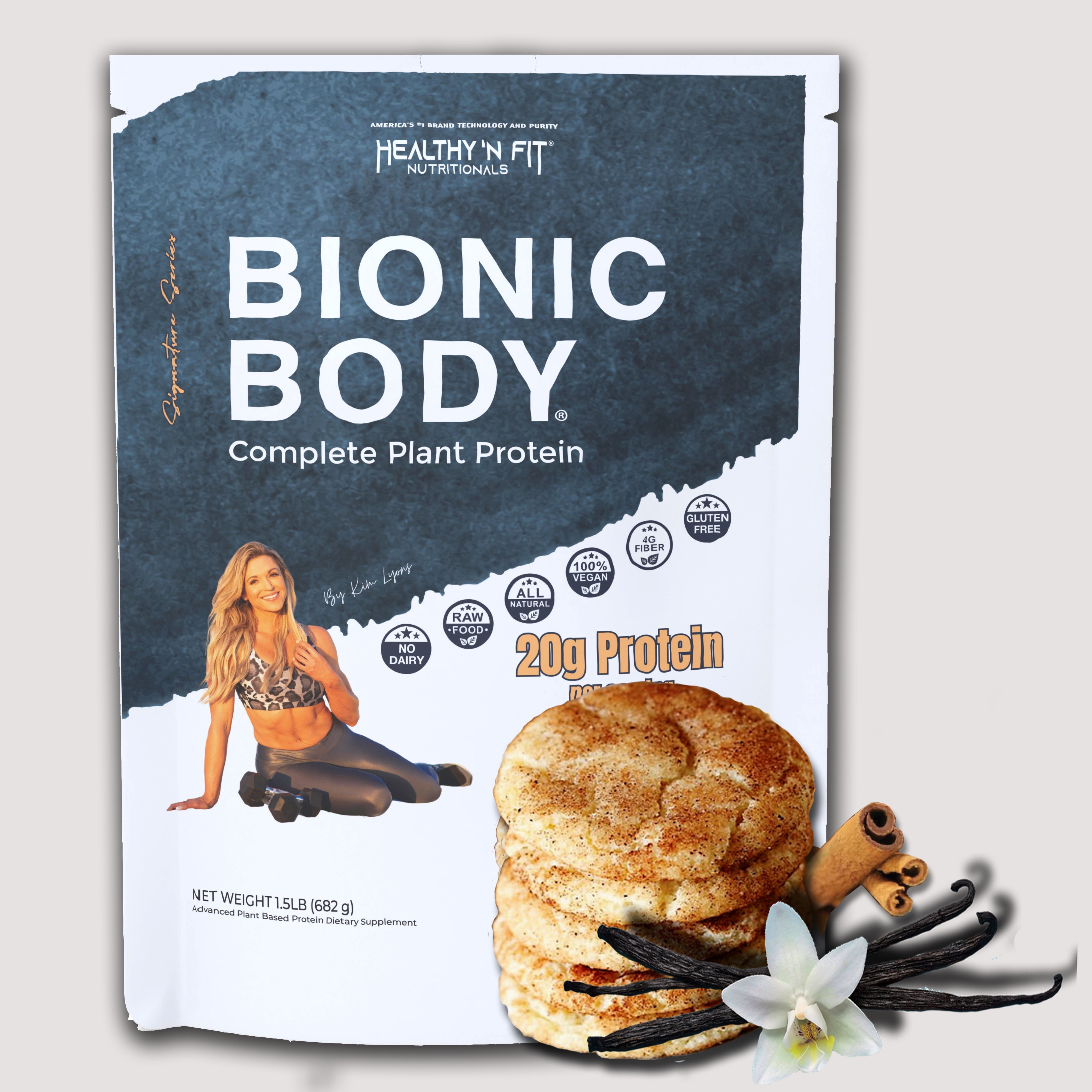 Bionic Body Protein: Vanilla Snickerdoodle-20g Raw Protein + BCAA, 100% ...
