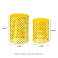 Accent Table for Living Room Set of 2, Round Metal Side End Table ...