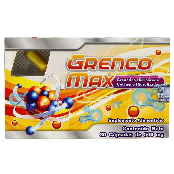 GRENCO MAX, 30 CAPSULAS DE 500 MG, NATUTECH | Walmart en línea