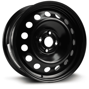 16x6.5 RTX Black Steel Wheel 4x100 (42mm) - Walmart.com