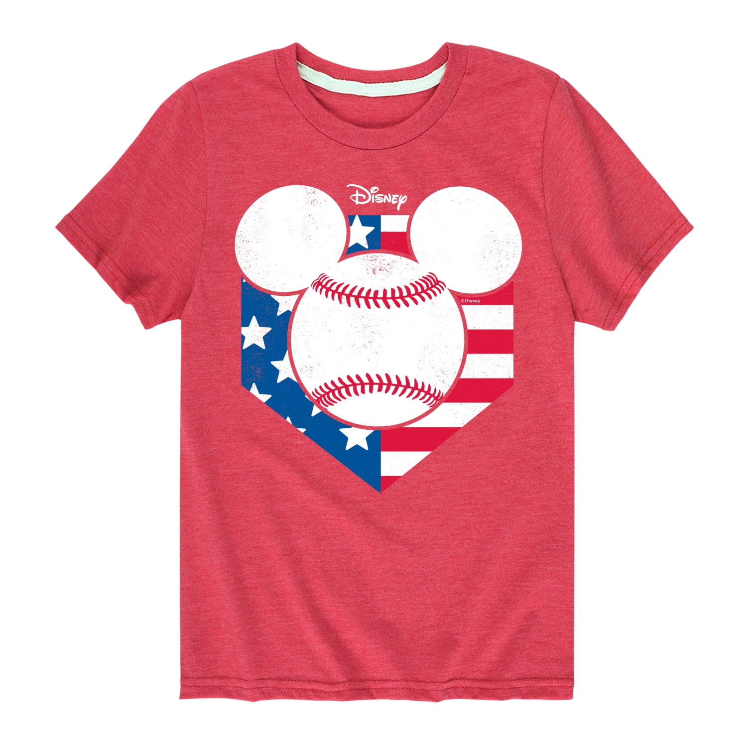 Disney - Americana - Mickey Baseball Flag Diamond - Toddler And Youth ...