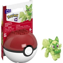 MEGA Pokemon Fuecoco Building Toy Kit, Poseable Action Figure with Poke Ball (19 Pieces) for ...