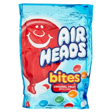 Airheads Candy Soft Filled Bites Stand up Bag, Assorted Tangy Fruit ...