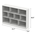 FUFU&GAGA 10-Cube Storage Shelf, Multipurpose Cubby Shelving Unit ...