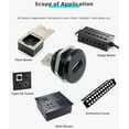 LINYAN-2PCS USB2.0 Male to Female Panel Mount Connector, USB 2.0 Plug ...