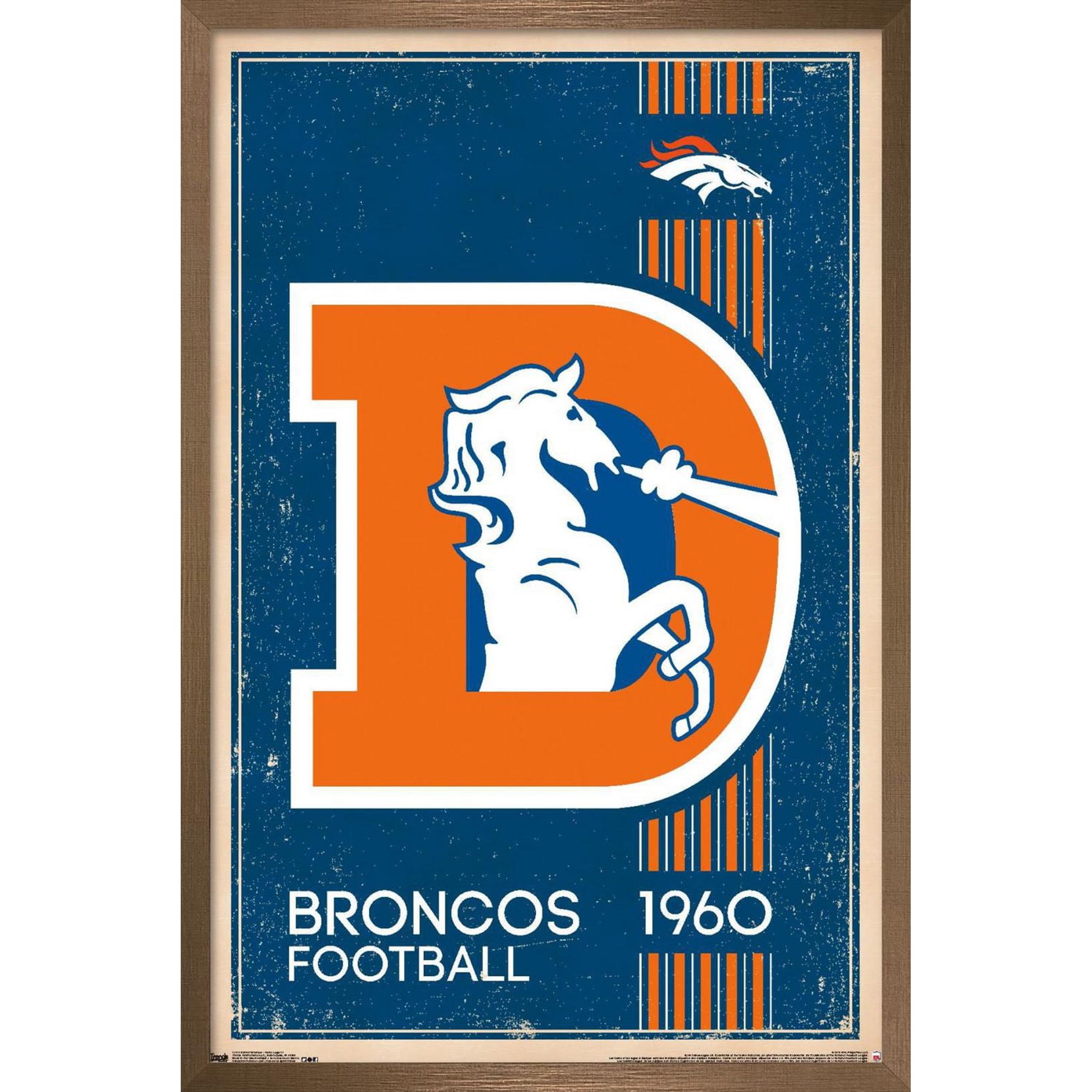 Click here for Trends International Nfl Denver Broncos - Retro Lo... prices