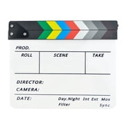 Film Movie Action Scene Clap Board Black Acrylic for Shoot Props ...