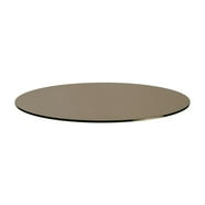 36" Round Bronze Tempered Glass Table Top By Spancraft Glass - Walmart.com