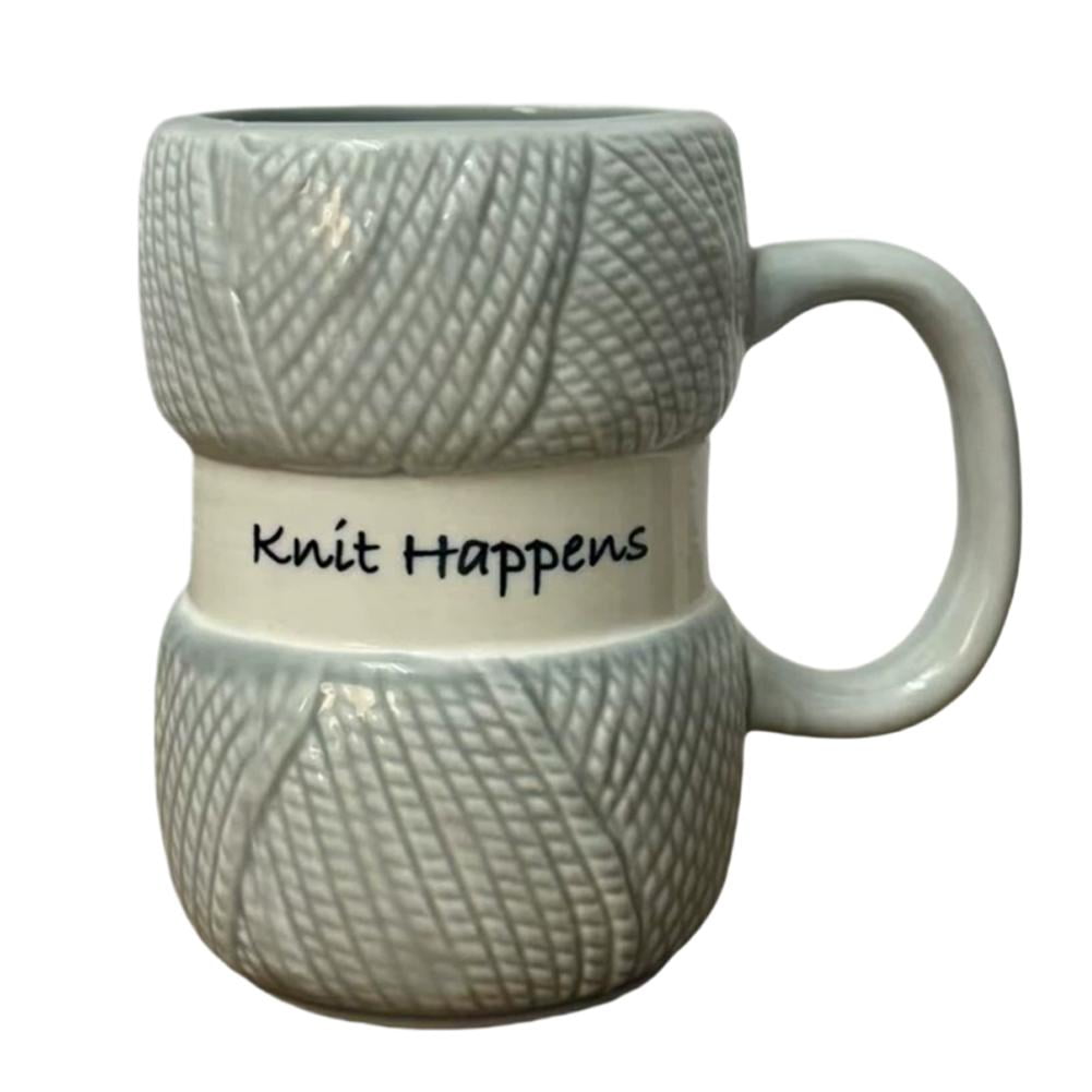 Click here for Cpoms Pink Christmas Mug  Knitting Gifts Ceramic M... prices