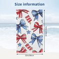Bow Beach Towel 32 X 52 Inch, Red White Blue Stars Quick Dry Sand Free ...