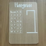 Dry Erase Game Board Travel Game for Kids Reusable Dry Erase Game Clear ...