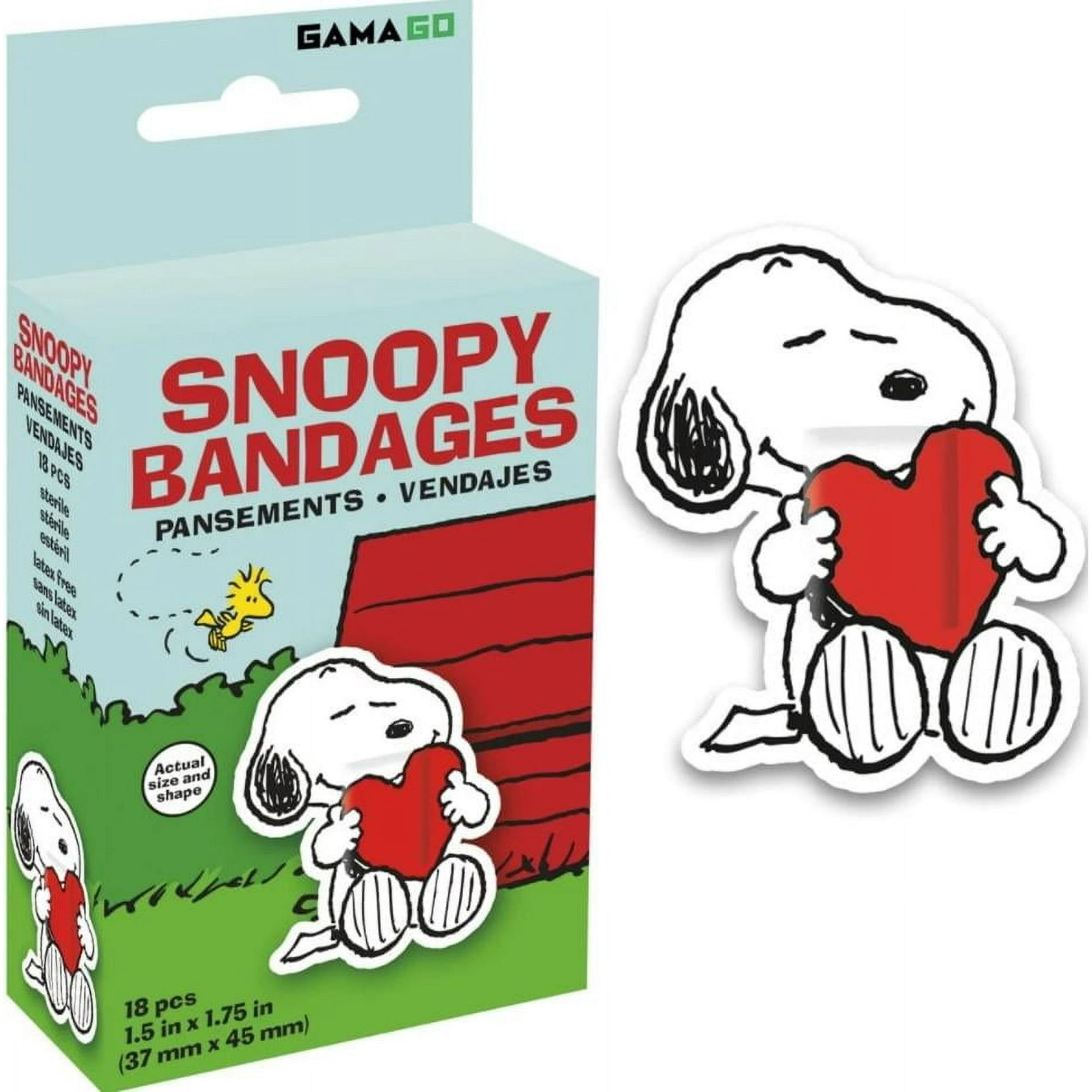 Click here for Peanuts Snoopy Self-Adhesive Bandages 18 Count prices