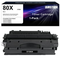 80X 1-Pack Black Laserjet Toner Cartridges High Yield With Chip ...